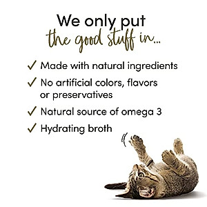 Applaws Natural Wet Cat Food, 8 Pack, Limited Ingredient Food for Cats, Wet Cat Food in Broth Variety Pack, 2.12oz Easy to Peel Pots