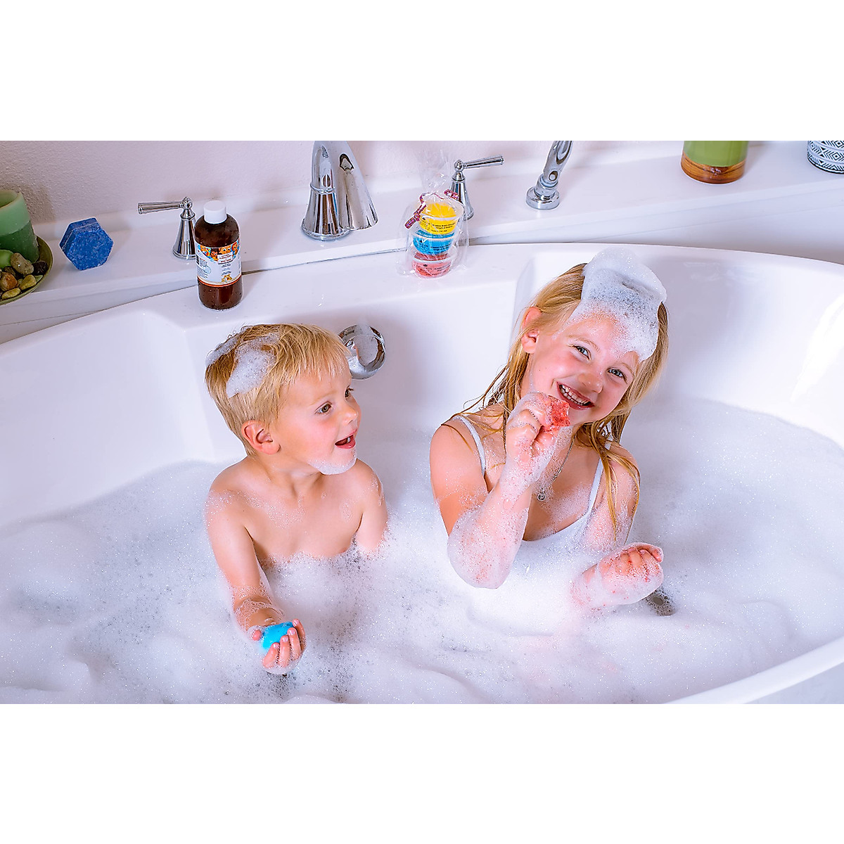 Punkin Butt Bubble Bath Dough - Natural Handmade Moldable Soap for Colorful Sensory Play at Bath Time