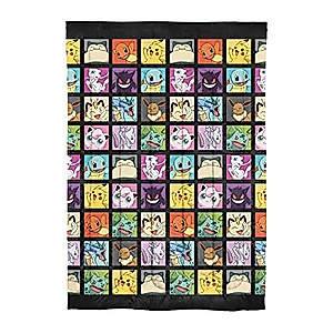 Pokémon, "Kanto Favorites" Twin Bed in a Bag Set, 64" x 86", Twin, Multi Color