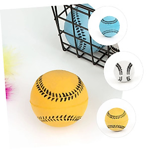 balacoo 12 Pcs pet Rubber Ball Dog Dental chew Toys Dogs Squeaky Balls Dog Molar Toy Dog Chewing Toy Squeaky Dog Ball Dog bite Balls Dogs Toy Balls Puppy Toy Dogs Ball Toy psm Small Dog