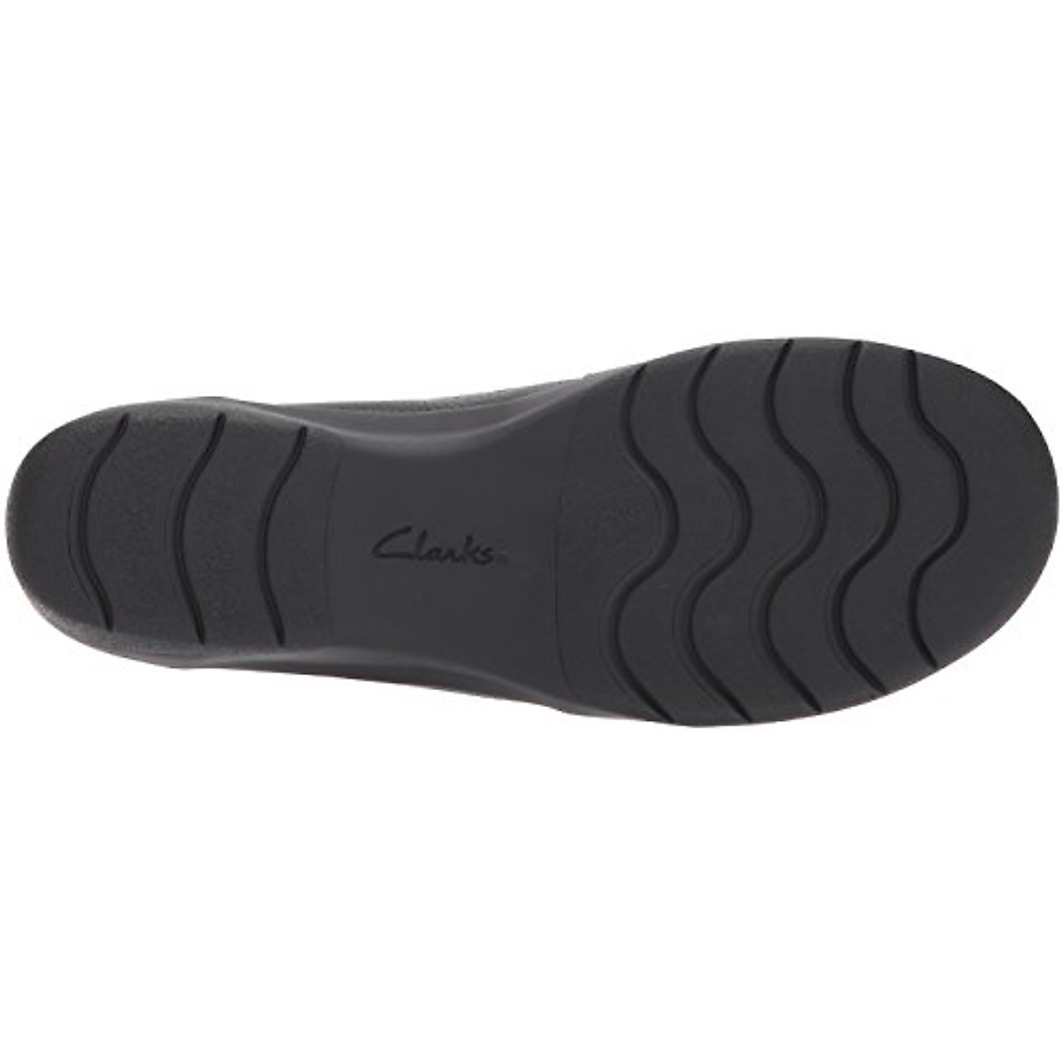 Clarks Women's Cheyn Madi Loafer, Black Tumbled Leather, 8.5 M US