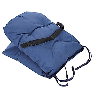 ITODAUS Waist Backrest Pad Seat Cushion Back Siamese Cushion Home Office Kitchen Car Chair Seat Cushion Pads Recliner Non-Slip Comfortable Warm Velvet Back Cushion for Adult Child