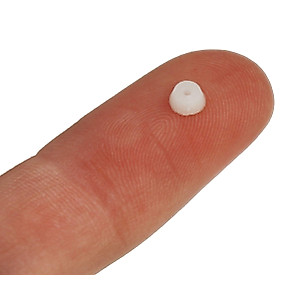 Teak Tuning Bubble Bushings Pro Duro Series in Clear Glow - Loose (61A) - Custom Molded Fingerboard Tuning