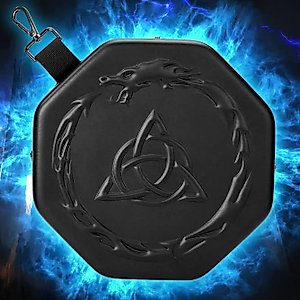Soar Forge Dice Tray for DND and RPG - Premium Celtic Knot and Dragon Design - Perfect Dice Rolling Tray to Protect Dice for D&D - Compatible with Dungeons and Dragons and Other RPG