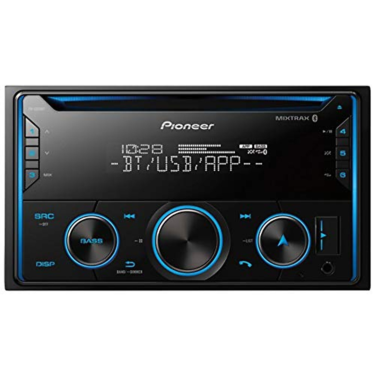 PIONEER FH-S520BT Pioneer FHS520BT Double Din Bluetooth in-Dash CD/Am/FM Car Stereo Receiver W/USB, Smart Sync, Amazon Alexa Compatible