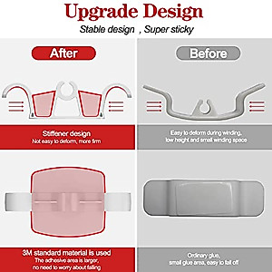 12 Pcs Cord Organizer for Kitchen Appliances,6 Colors Appliance Cord Organizer Stick On, Cord Wrappers for Mixer Pressure Cooker Coffer Maker Toaster