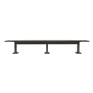 Safco Products Safco 168" Rectangle Conference Table - Textured Driftwood - Sterling Series