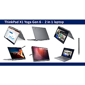 Lenovo ThinkPad X1 Yoga Gen 6 14" FHD+ IPS, Touchscreen, 500 Nits, 2-in-1 Laptop (Intel i7-1165G7, 16GB RAM, 512GB SSD, Backlit KYB, Fingerprint, 2 Thunderbolt 4, Active Pen, Win11P) w/DKZ Hub