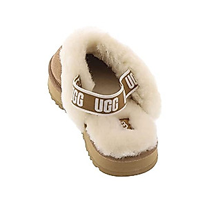 UGG Unisex-Child Funkette Slipper, Chestnut, 4