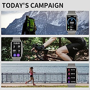 SYEEKOM Smart Watch for Women (Answer/Make Call) 1.57" HD Fitness Tracker Smart Watch with Heart Rate Oxygen Saturation and Sleep Monitoring, IP68 Waterproof Watch for Android and iOS