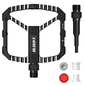 MTB Pedals Professional, Wide Paltform and Lightweight of Bicycle Pedals, Aluminum Alloy 9/16" Sealed Bearing Platform for MTB Bike (MTB Pedals)