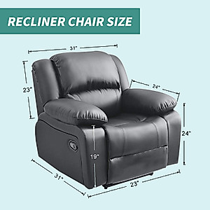 YEMYHOM 4 Pieces Stretch Recliner Slipcover Latest Jacquard Recliner Chair Cover with Side Pocket Anti-Slip Fitted Recliner Cover Couch Furniture Protector with Elastic Bottom (Recliner, Dark Coffee)