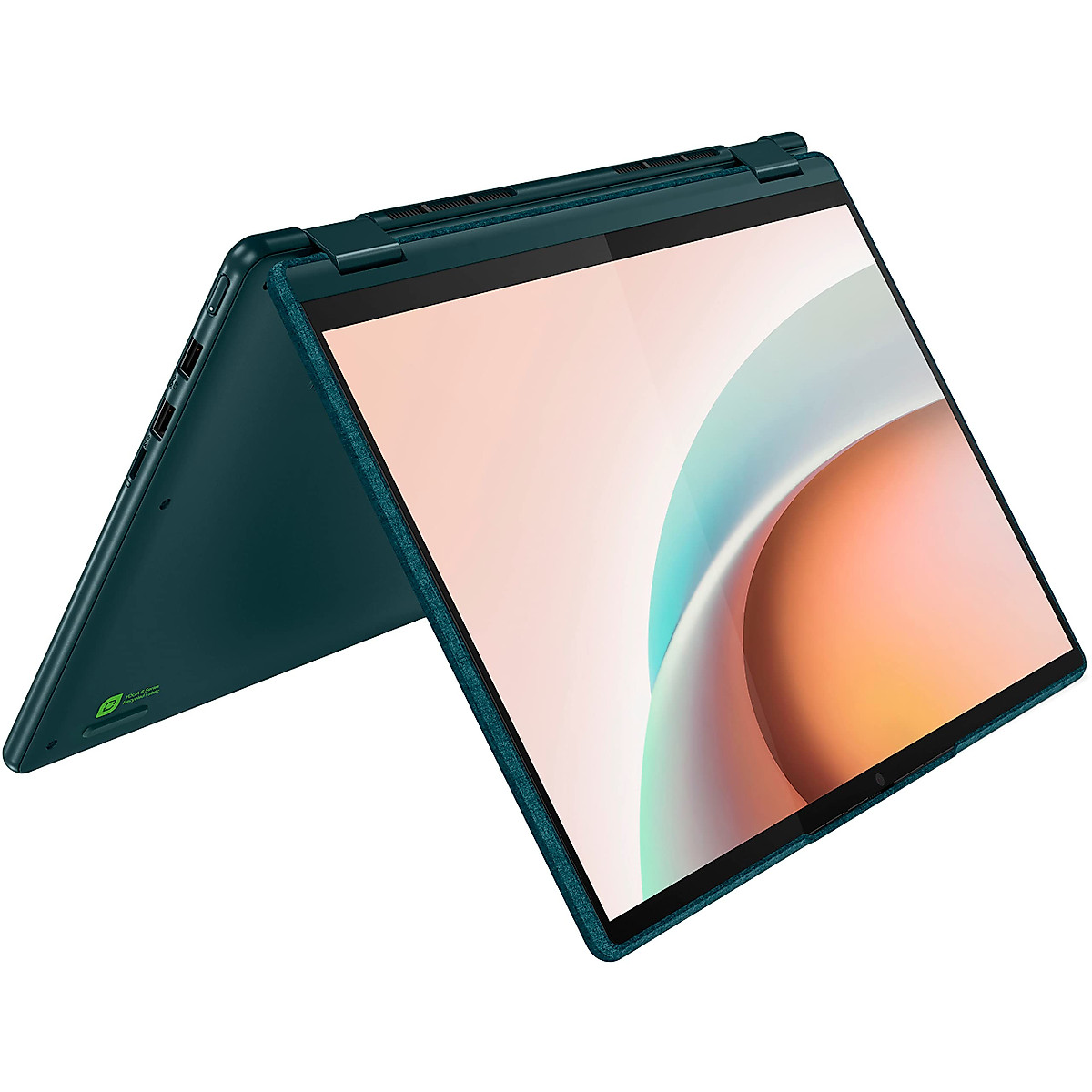 Lenovo Yoga 6 13 2-in-1 Laptop I 13.3" WUXGA IPS 100% sRGB Touchscreen I AMD 6-Core Ryzen 5 5500U (>i7-10510U) I 8GB DDR4 256GB SSD I Backlit Fingerprint HDMI Win11 Pro Dark Teal + HDMI Cable