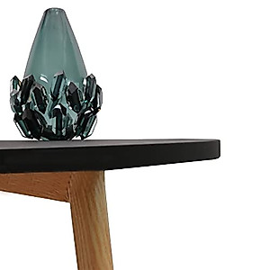 Newisher Round Fitted Table Cover Spandex Stretch Tablecloth Black Table Top Cover with Elastic Edged for Dining Picnic Patio 60 inch