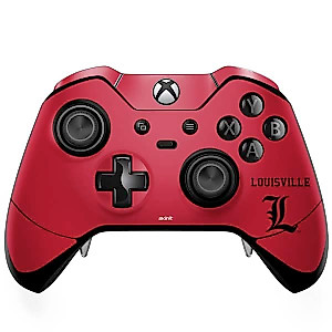 Skinit Decal Gaming Skin Compatible with Xbox One Elite Controller - Officially Licensed College Louisville Cardinals Design