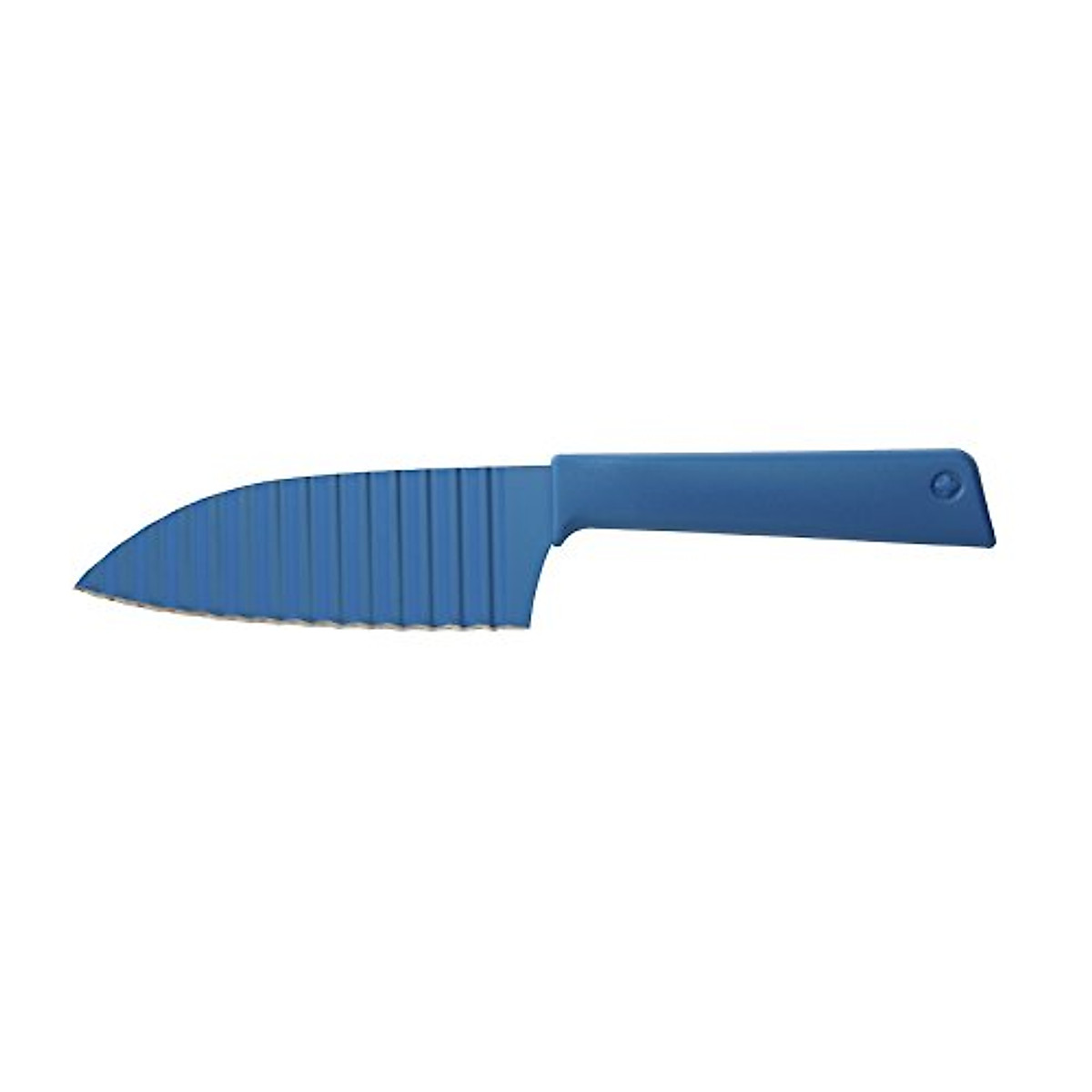 Kuhn Rikon Colori+ Krinkle Cut Garnish Knife, Blue, 1