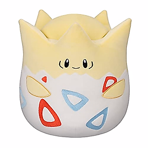 Squishmallows Pokemon 14-Inch Togepi Plush - Add Togepi to your Squad, Ultrasoft Stuffed Animal Large Plush, Official Jazwares Plush