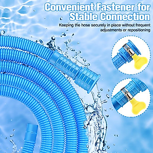 Saillong Patent Pending Dehumidifier Drain Hose, Flexible Universal Drain Hose with Cuttable Rubber Adapter and Connect Clamp, Hose Replacement for Dehumidifiers, Air Conditioners (6.5 Feet)
