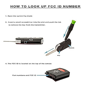 Keyless2Go Replacement for New Keyless Entry Remote Flip Key Fob for Mazda 6 RX-8 That Use KPU41788