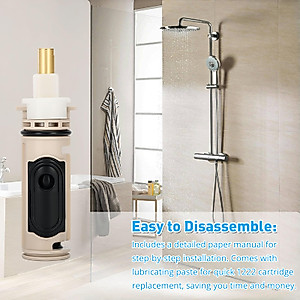 1222 Replacement Cartridge Kit for Moen One-Handle Posi Temp Faucets, Compatible with Moen Tub Shower