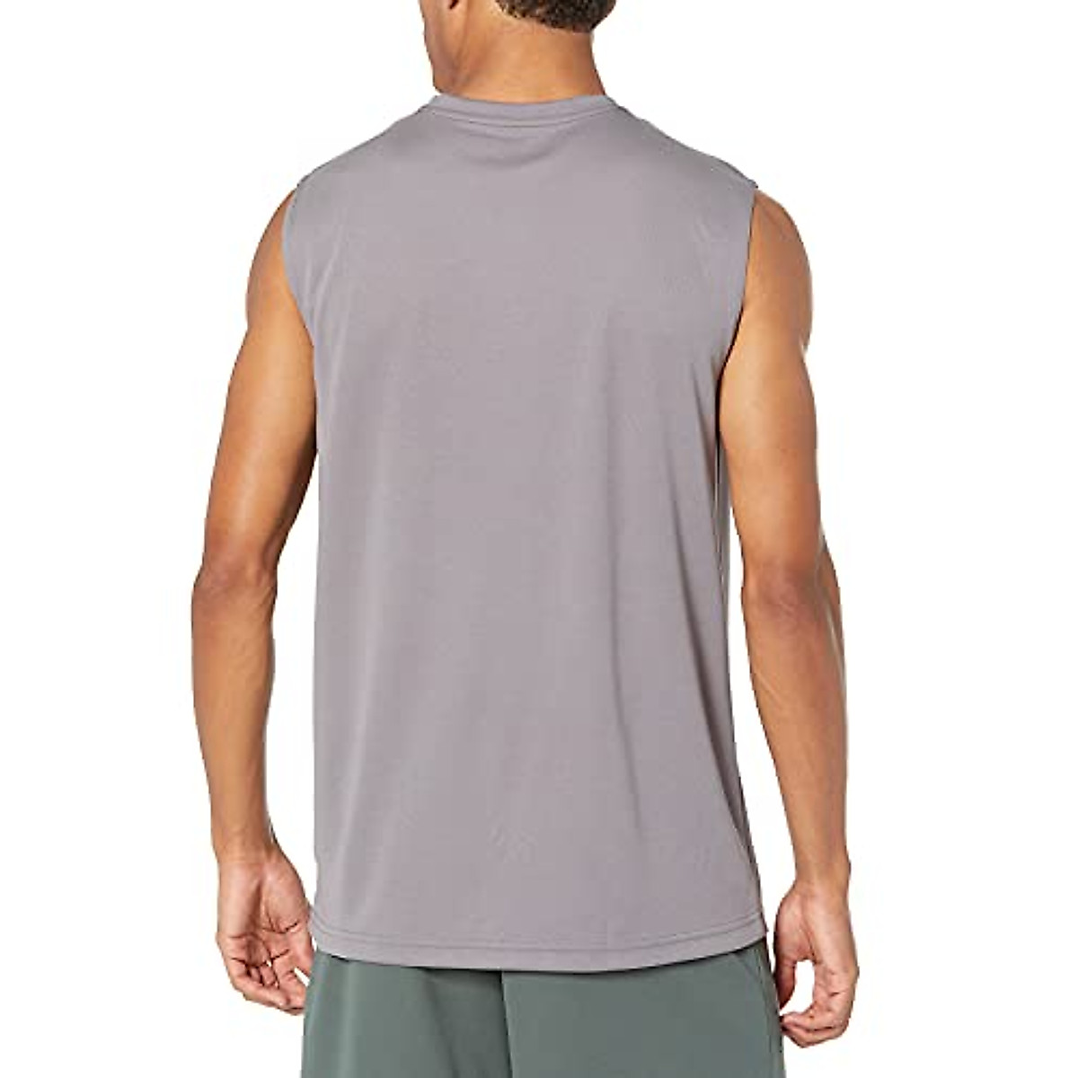 Amazon Essentials Men's Performance Tech Muscle Tank T-Shirt, Pack of 2, Medium Grey/Royal Blue, XX-Large