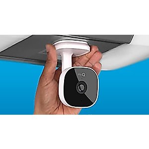 LiftMaster myQ Smart Garage HD Camera - WiFi Enabled - myQ Smartphone Controlled - Two Way Audio - Works with Key by Amazon in-Garage Delivery - Model MYQ-SGC1WLM, + Lens Cleaning Cloth