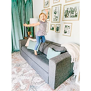 Elephant in a Box Non-Modular Grey Sofas, L83.5xW37.8xH26.4