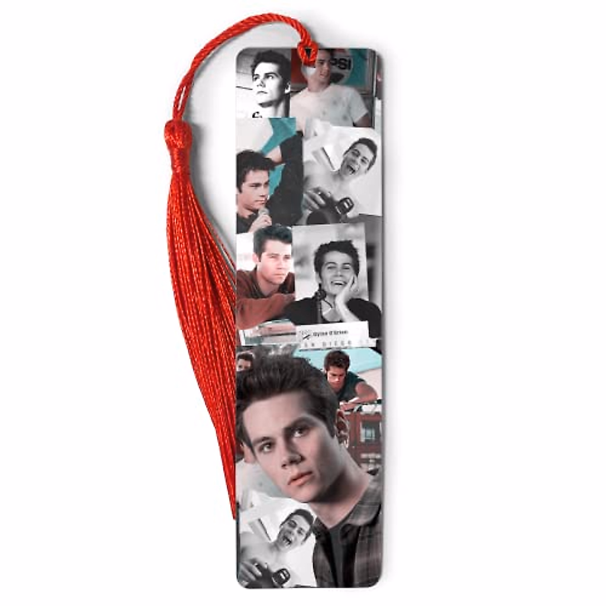 Bookmarks Ruler Metal Stilinski Bookography Wolf Bookworm Actor Measure Reading Tassels for Book Bibliophile Gift Reading Christmas Ornament Markers Bookmark