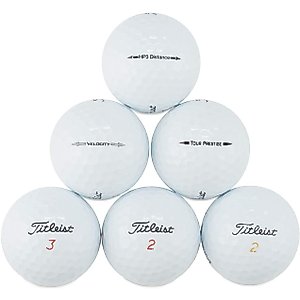 Titleist 50 Mix Near Mint AAAA Used Golf Balls