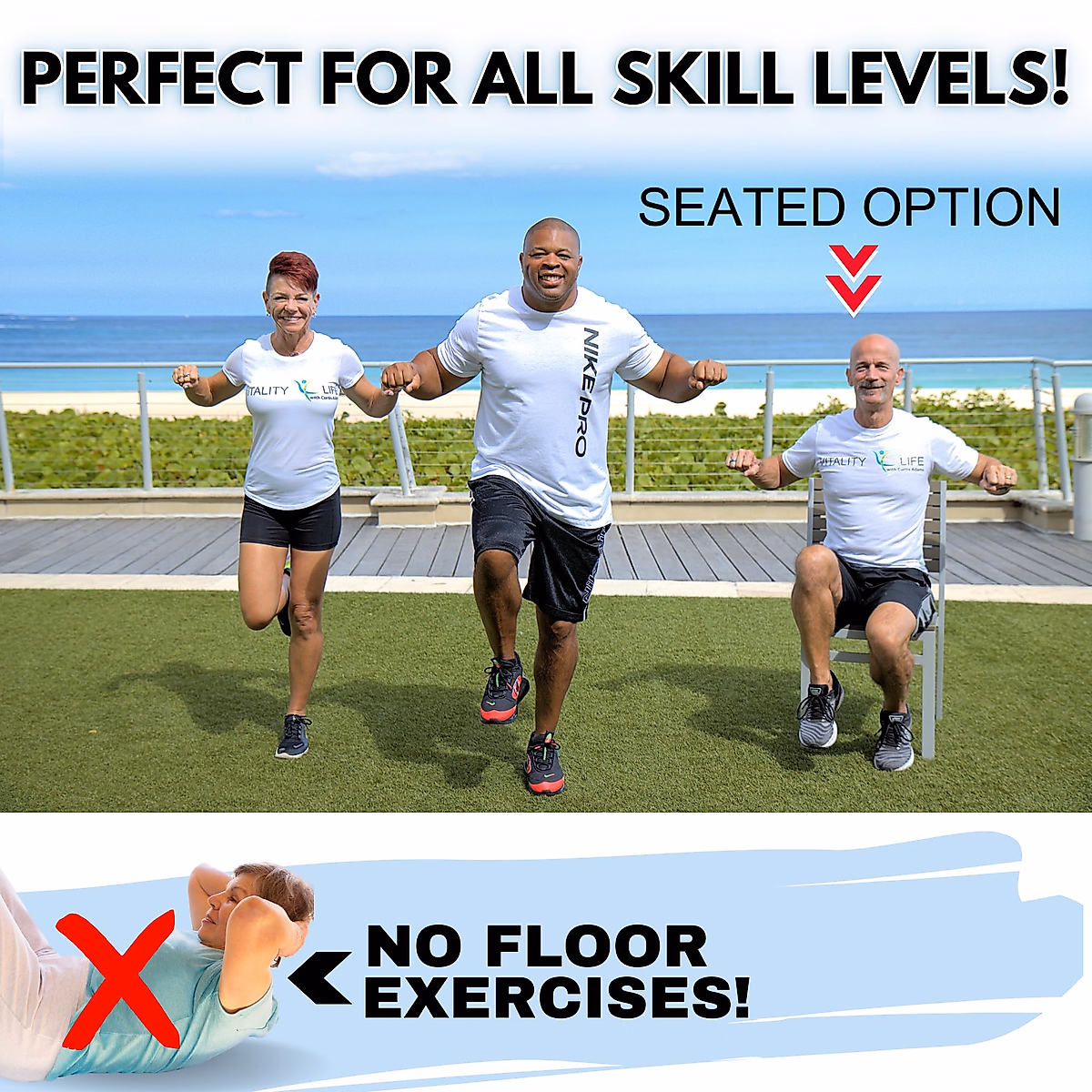 STRENGTHENING EXERCISES FOR SENIORS DVD + Poster + Resistance Band. Renew - Strength - Stamina. DVD Exercise for Seniors and Beginners. Resistance Band Workouts for Seniors. Exercise Seniors DVD.