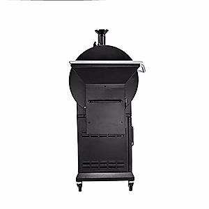 Z GRILLS ZPG-700D3 8 N 1 Wood Pellet Portable Stainless Steel Grill Smoker for Outdoor BBQ Cooking with Digital Temperature Control and Grill Cover, Silver