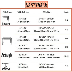 Rectangle Tablecloth 52 x 70 Inch Checkered Table Cloths Spillproof Anti-Shrink Soft and Wrinkle Resistant Decorative Fabric Table Cover for Kitchen Dinning Tabletop Outdoor(Rectangle/Oblong,Red)