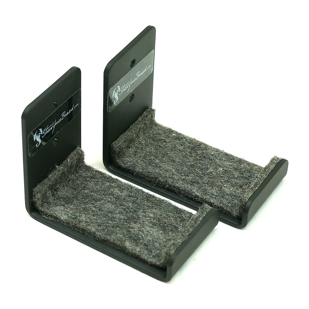 StoreYourBoard Snowboard Display Rack, Naked Wall Rack, Black