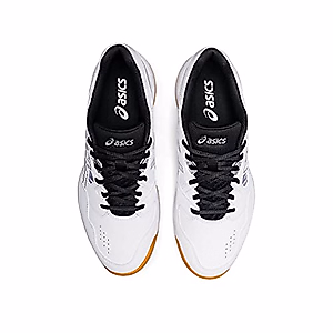 ASICS Men's Gel-RENMA Pickleball Shoes, 10.5, White/Black
