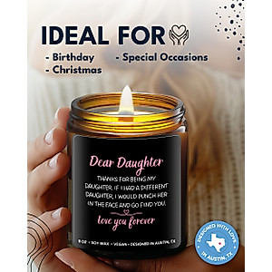 Funny Daughter Candle, Funny Daughter Gifts From Mom, To My Daughter Gifts From Dad, Daughter Gift From Mom, Birthday Gifts For Daughter Adult, Gifts For Daughters From Mothers, Daughter Birthday Gift