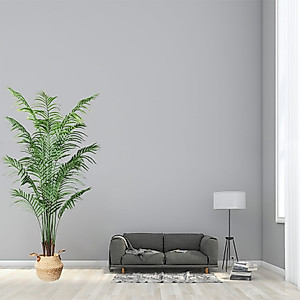 6ft Artificial Palm Plant, Pre-Potted Artificial Plant with Realistic Moss, Built-in Metal Wire, Using Injection molding Technology, Housewarming Gift, Office Home Decoration 2 pc