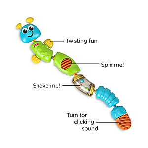 Fisher-Price Brilliant Basics Snap-Lock Caterpillar