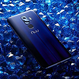 NUU Mobile G3-64GB/4GB RAM - 13MP+5MP Rear Camera, 13MP Front Selfie Camera - Dual-SIM 4G LTE Unlocked Cell Phone- Blue-One-Year US Warranty