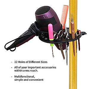 ZQIAN BEAUTY 55 Inch Wig Stand Tripod - Adjustable Mannequin Head Stand Tripod Stainless Steel Wig Tripod Stand Wig Head Stand Tripod with Tool Tray (Mannequin Head Not Included)