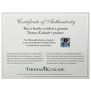 Thomas Kinkade Studios A Christmas Wish 8 x 10 Wrapped Canvas (Lionel Train Art)