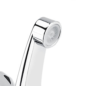 Basin Single Cold Faucet, Chrome Finished Plastic Single Cold Faucet Water Tap for Bathroom Basin Kitchen Sink - G1/2 Interface - 1/4 Turning Opening(2)