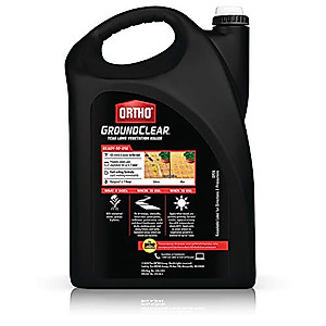 Ortho GroundClear Year Long Vegetation Killer Refill - Visible Results in 1 Hour, Kills Weeds and Grasses to the Root, Up to 1 Year of Weed and Grass Control, 1.33 gal.