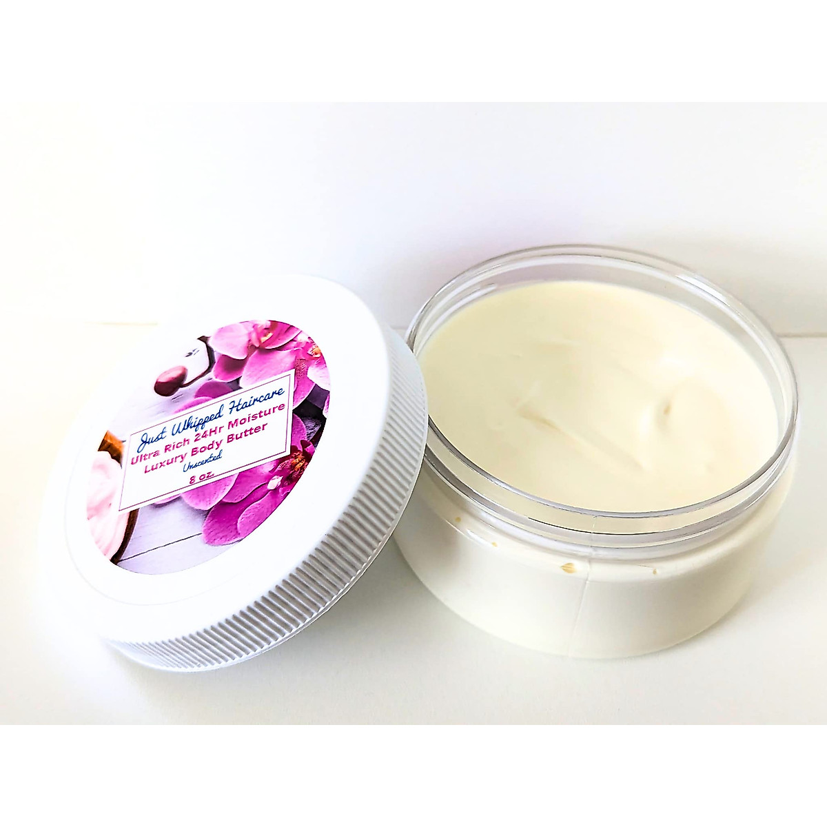 Just Whipped Haircare|Ultra Rich 24 Hr Luxury Body Butter-8 Oz.| Moisturizing| Free of Parabens, Sulfates, Silicones, Pthylates (Cedar Leather)