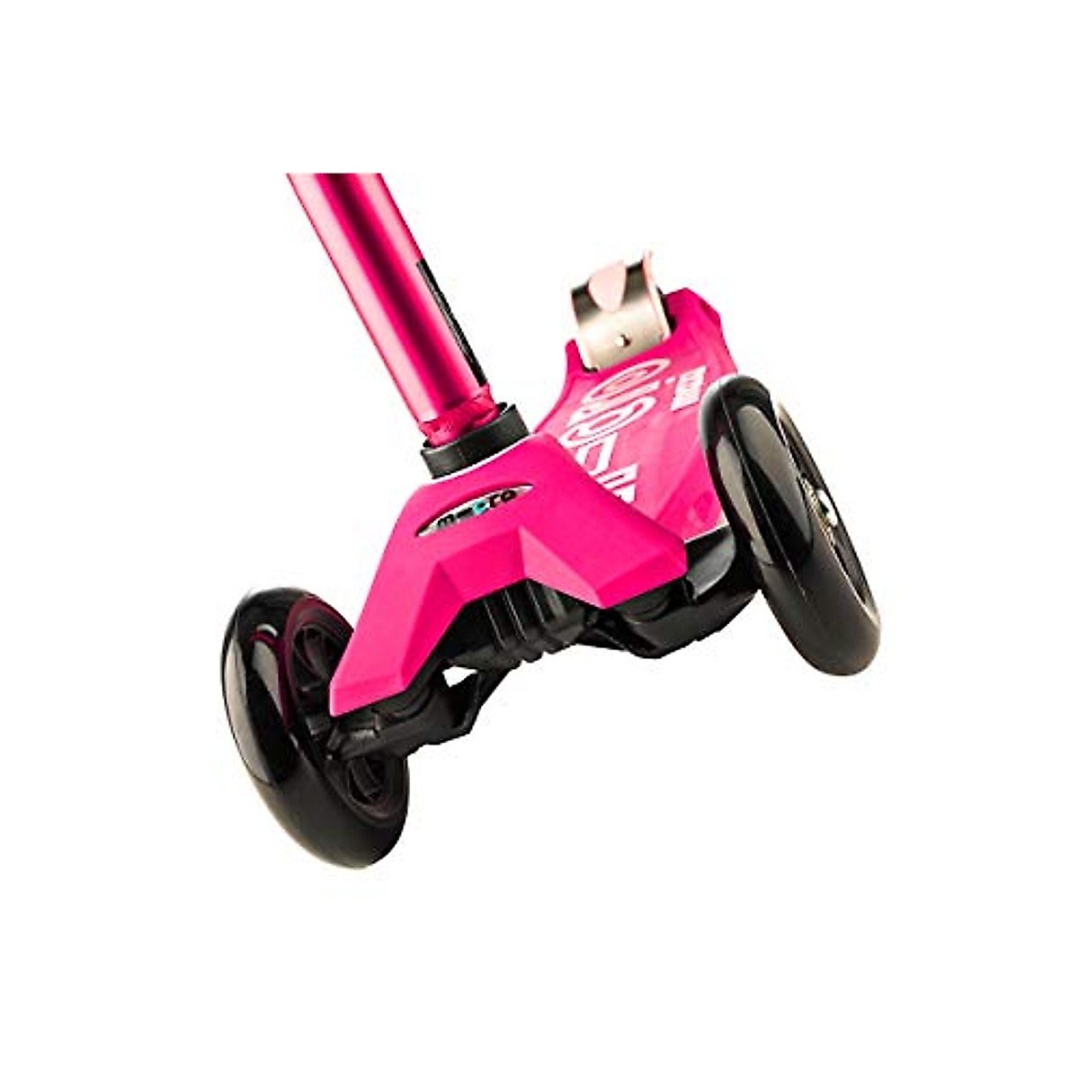 Micro Kickboard - Maxi Deluxe 3-Wheeled, Lean-to-Steer, Swiss-Designed Micro Scooter for Kids, Ages 5-12 (Pink)