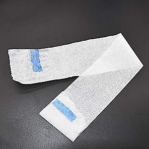 2 Rolls of White Barber Neck Strips Disposable and Flexible Neck Strips Hair Edge Paper for Hair Styling, Salon Cutting, Coloring, Hairdressing, Hair dye