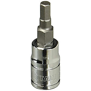 Titan 15604 1/4-Inch Drive x 4mm Hex Bit Socket