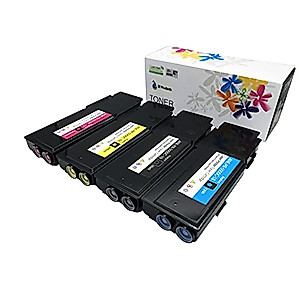 EF Products Remanufactured for Xerox Phaser 6600 6600N 6600DN WorkCentre 6605 6605N 6605DN Toner Cartridge (Black 106R02228, Yellow 106R02227, Magenta 106R02226, Cyan 106R02225, 4-Pack)