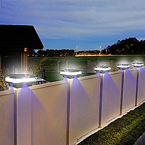 Solar Post Lights Outdoor, 4x4 Post Solar Lights Fits 4x4 5x5 6x6 Wood Post, Fence Post Solar Lights 160 LM IP65 Waterproof, Solar Deck Post Lights for Patio Garden Decor Landscape Lighting