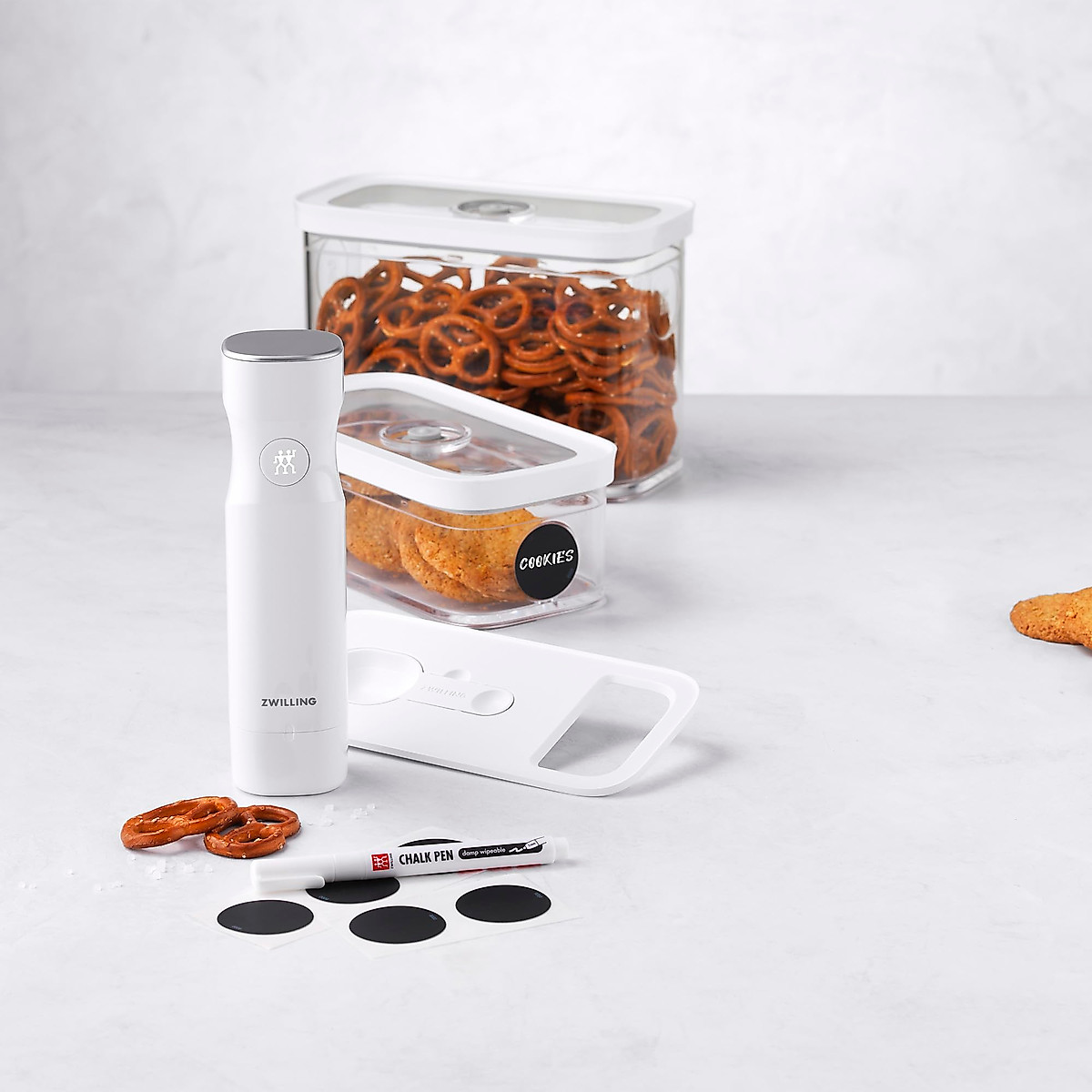 ZWILLING Fresh & Save Cube Box Food Storage Container, 5 pc, Clear