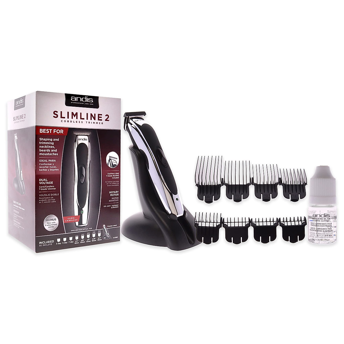 Andis 23885 Slim Line 2 Trimmer, 1 Count for unisex